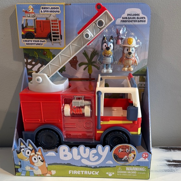 Bluey | Toys | Nib Bluey Fire Truck Toy | Poshmark